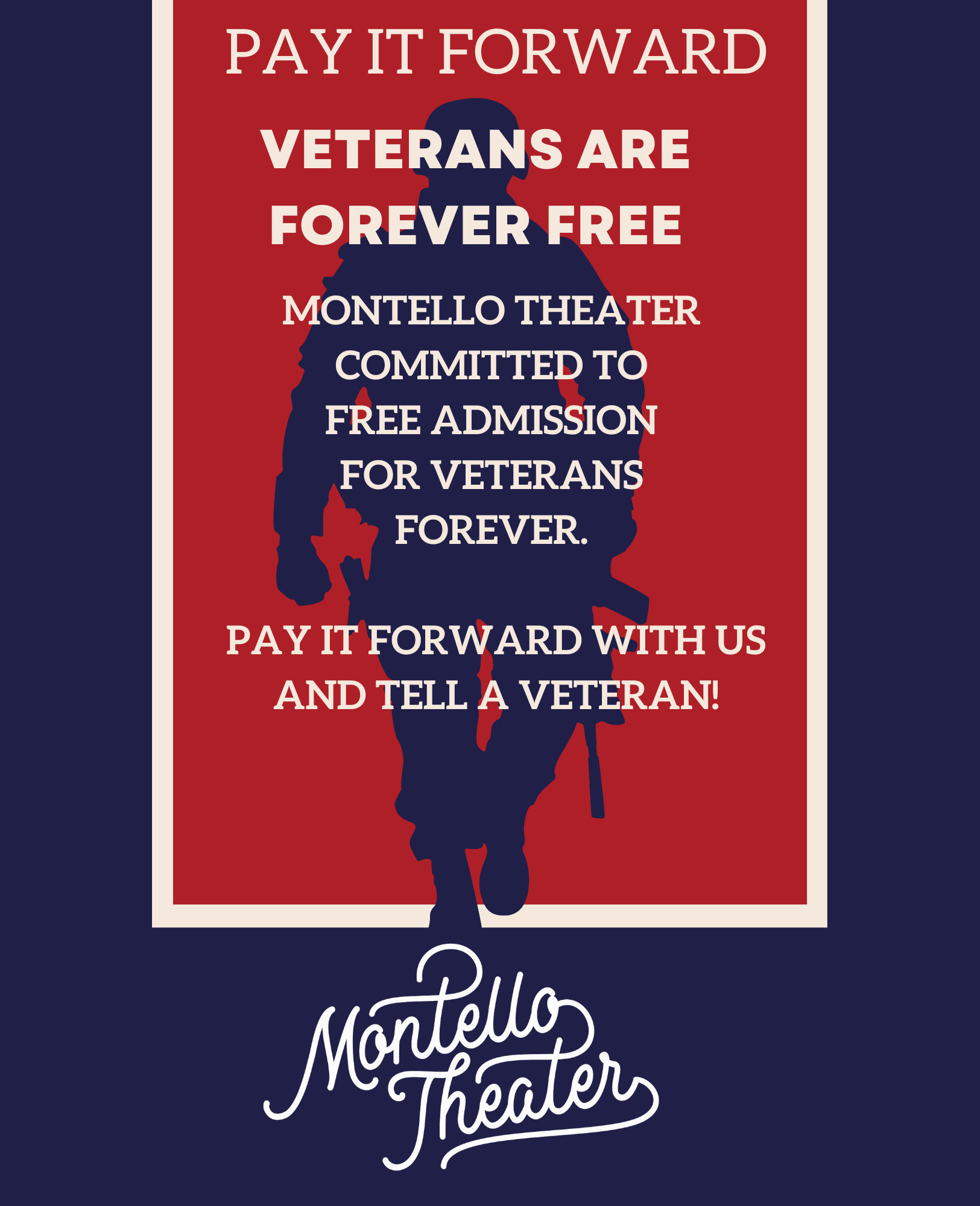 Donations-PAY IT FORWARD: Lifetime Free Admission for ALL Veterans ...